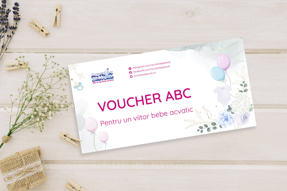 Voucher ABC pentru un viitor bebe acvatic - Le Cose Animate